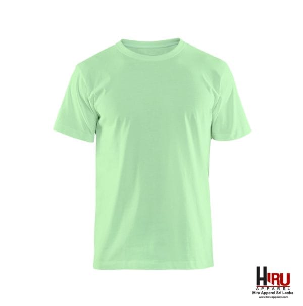 MINT GREEN UNISEX CREW NECK PLAIN T SHIRT – Hiru Apparels